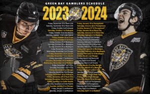 Green Bay Gamblers Unveil 2023 - 2024 Schedule - Green Bay Gamblers Hockey