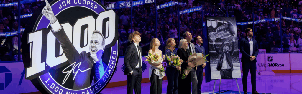 Former Head Coach Jon Cooper reaches 1,000 NHL games with the Tampa Bay ...